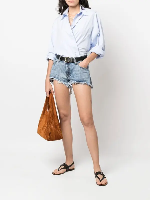 ONETEASPOON Hollywood Marlons Denim Shorts