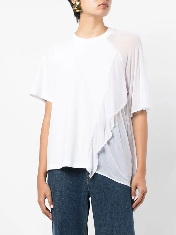 SJYP Logo-print Layering T-shirt