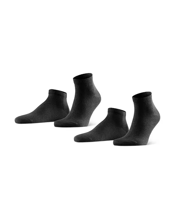 Falke Happy Ankle Socks Pack Of 2 - Black
