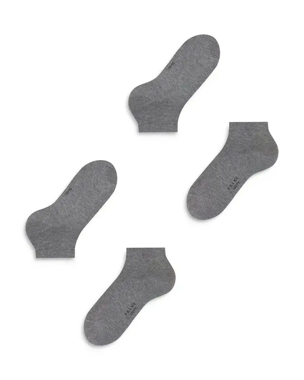 Falke Happy Ankle Socks Pack Of 2 - Light Grey
