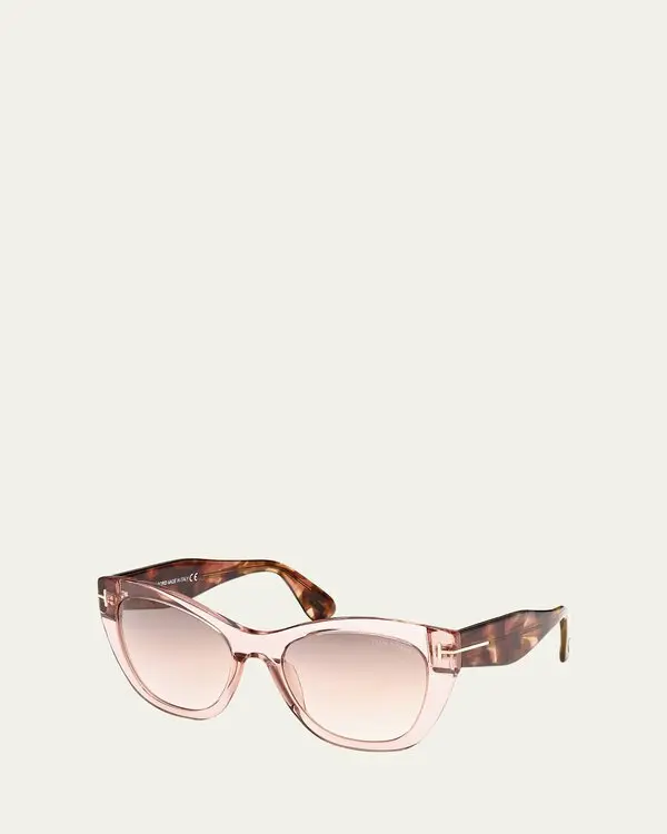 TOM FORD Cara Cat-eye Sunglasses - Pink Multi