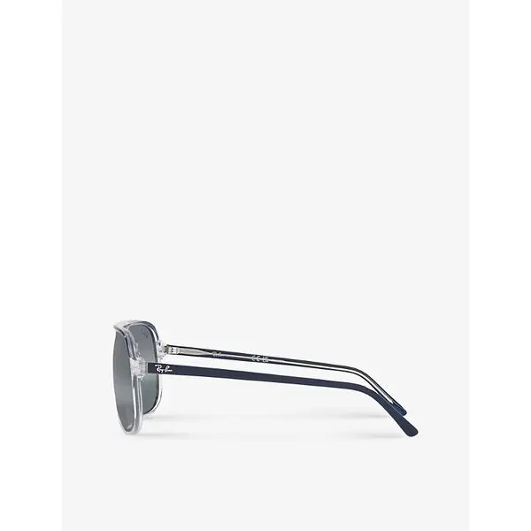 Ray-ban Rb2198 Bill Square Aviator Sunglasses - Blue