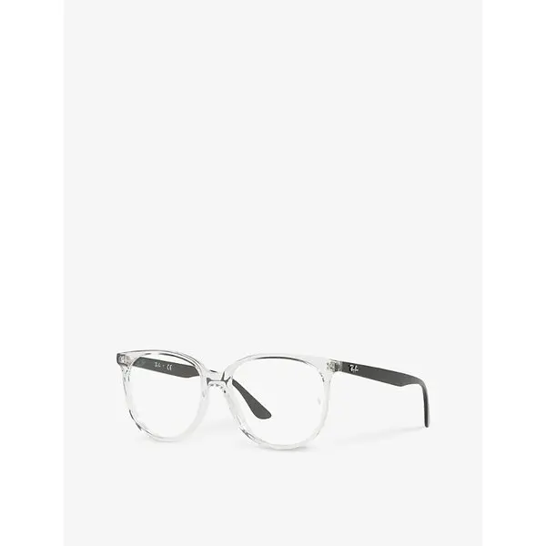 Ray-ban Rx4378v Round-frame Acetate Glasses