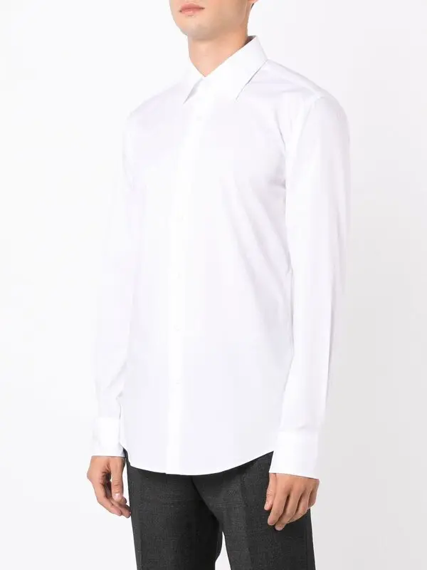 BOSS Slim-fit Shirt In Easy-iron Stretch-cotton Poplin - White