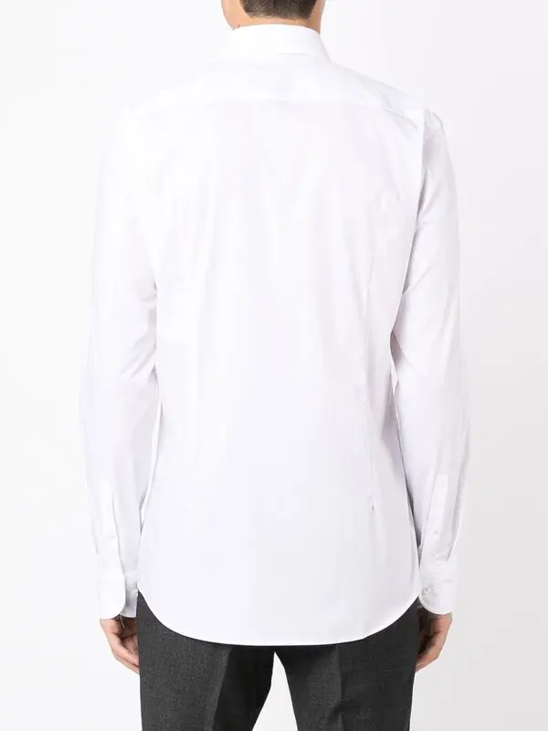 BOSS Slim-fit Shirt In Easy-iron Stretch-cotton Poplin - White