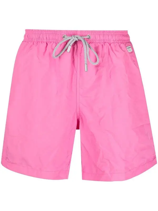 MC2 SAINT BARTH Drawstring-waist Swim Shorts - Pink