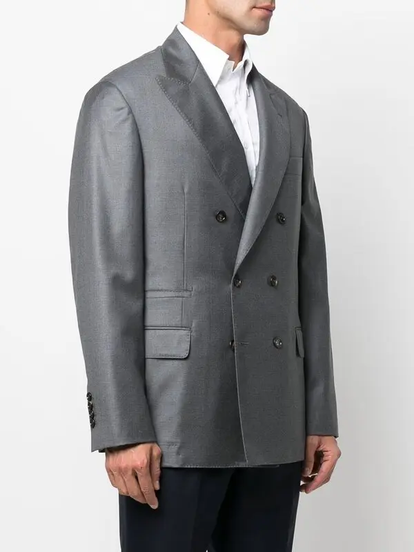 Brunello Cucinelli Double-breasted Wool Blazer