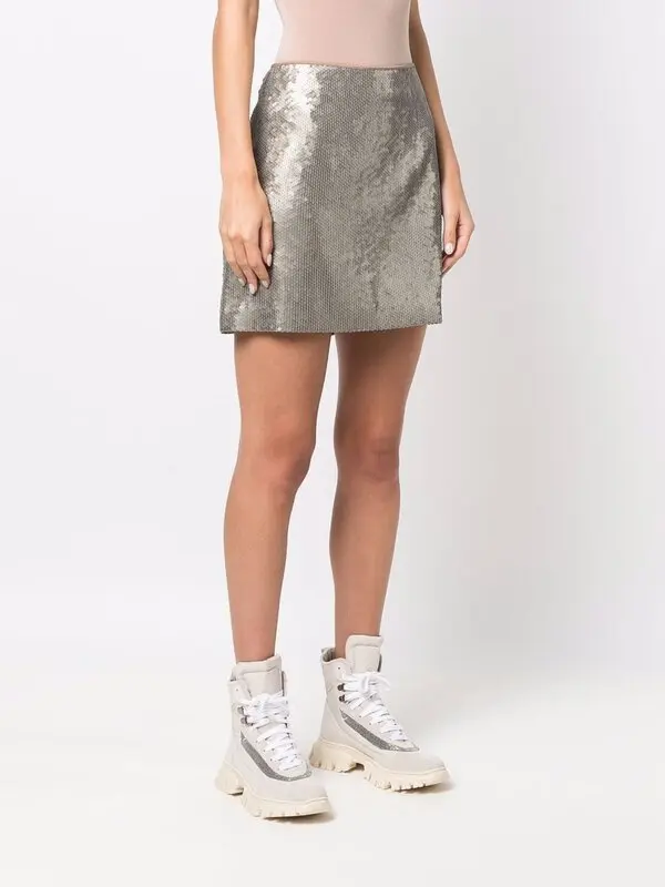 Brunello Cucinelli Sequin-embellished Mini Skirt