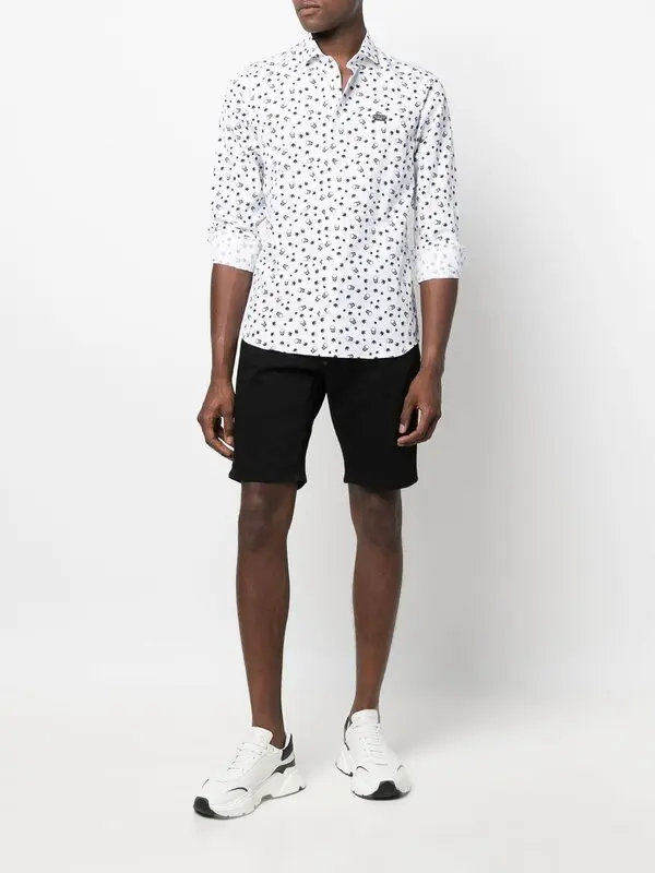 Philipp Plein All-over Skull-print Shirt