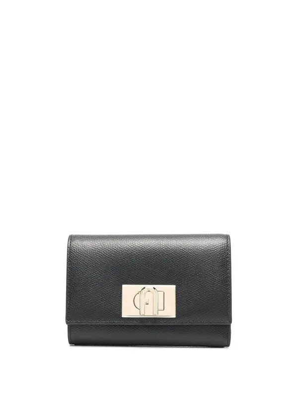 Furla 1927 Grained-effect Wallet - Black