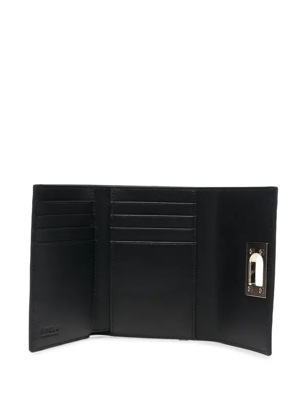 Furla 1927 Grained-effect Wallet - Black