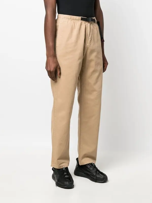 Gramicci Belted-waist Straight-leg Trousers - Neutrals