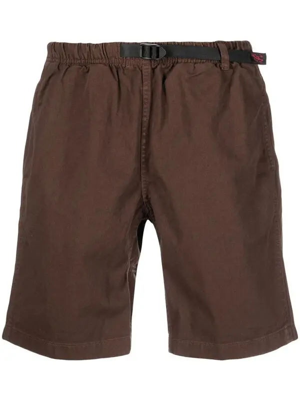 Gramicci Buckle-fastening Waistband Shorts - Brown