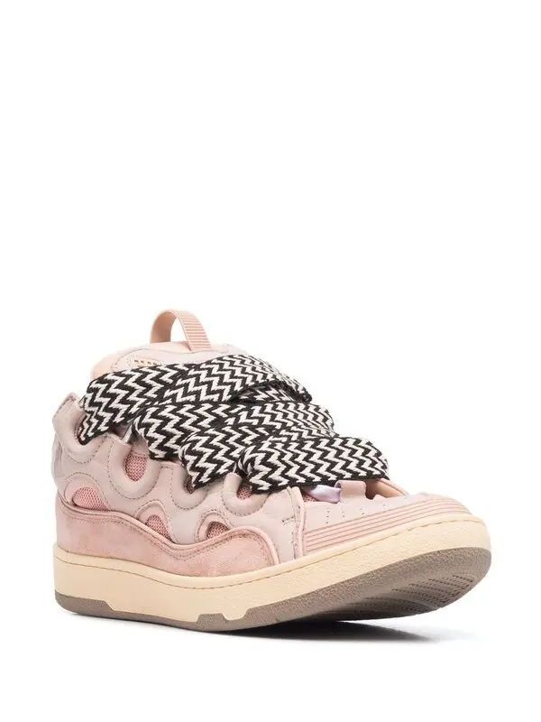 LANVIN Chunky Lace-up Sneakers - Pink