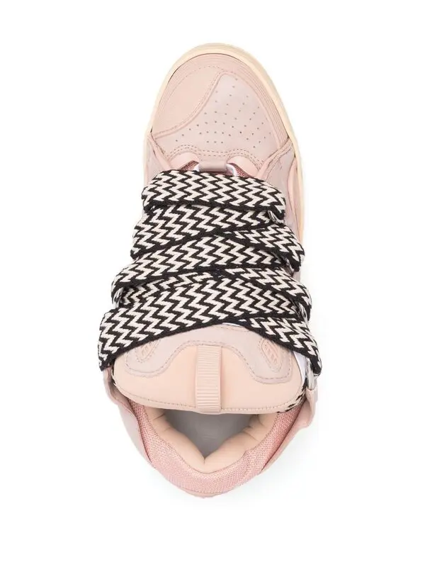 LANVIN Chunky Lace-up Sneakers - Pink