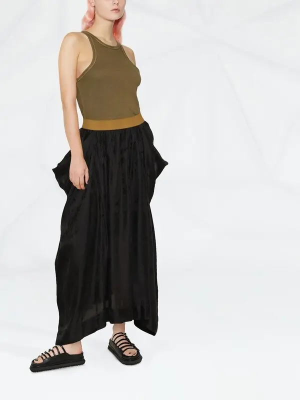 UMA WANG Side-draped Maxi Skirt