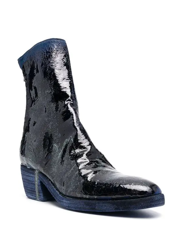 Guidi Painted Patent Leather Boots