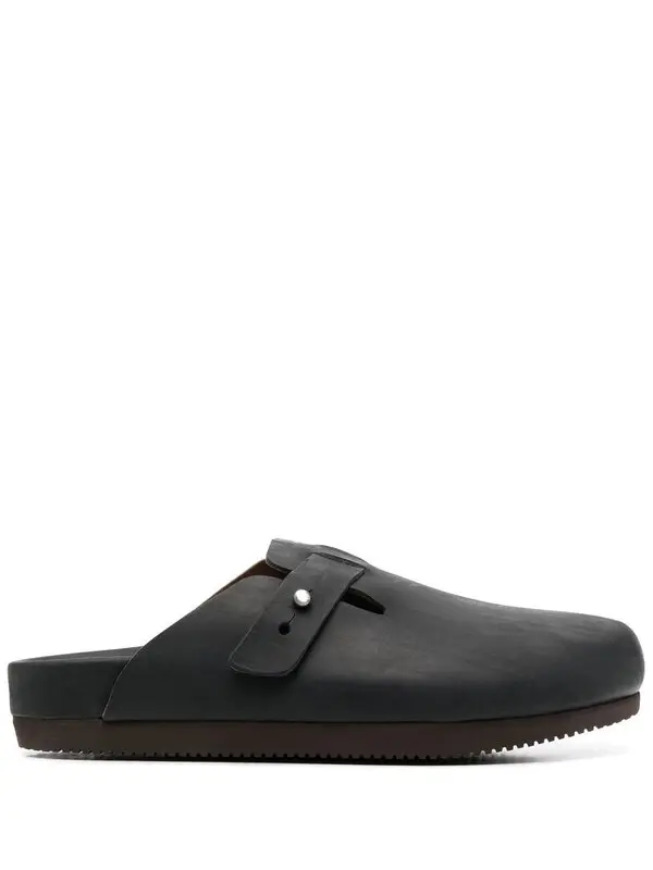 BUTTERO® Leather Clog Sandals