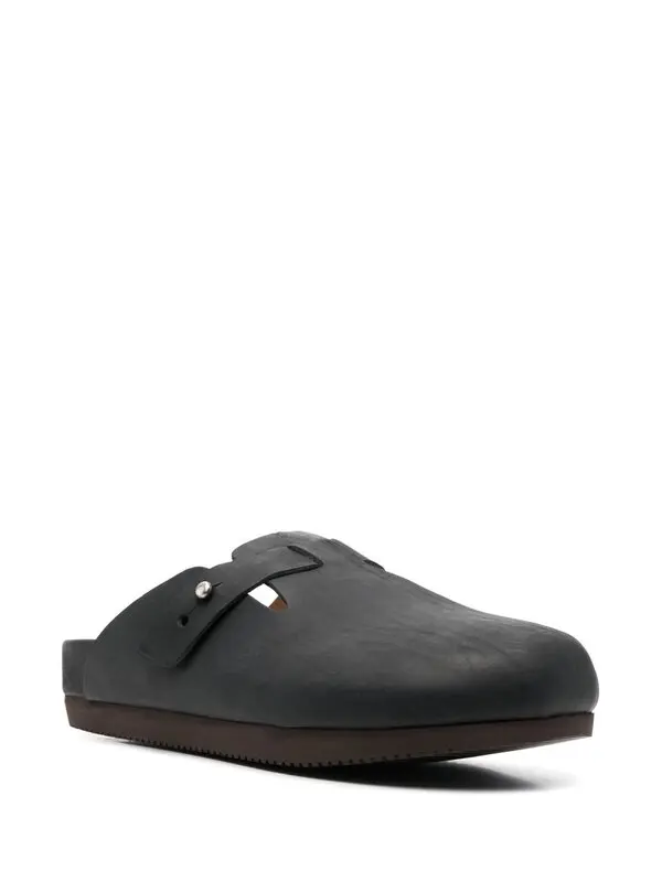 BUTTERO® Leather Clog Sandals