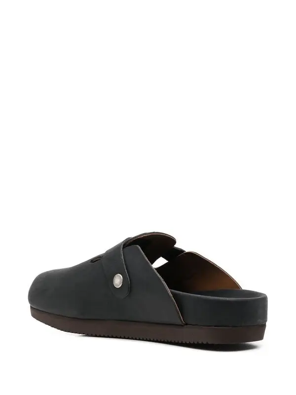 BUTTERO® Leather Clog Sandals