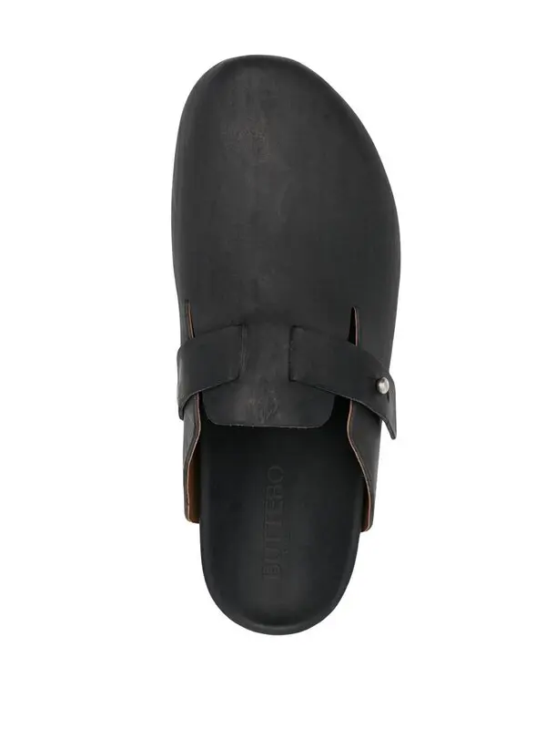 BUTTERO® Leather Clog Sandals