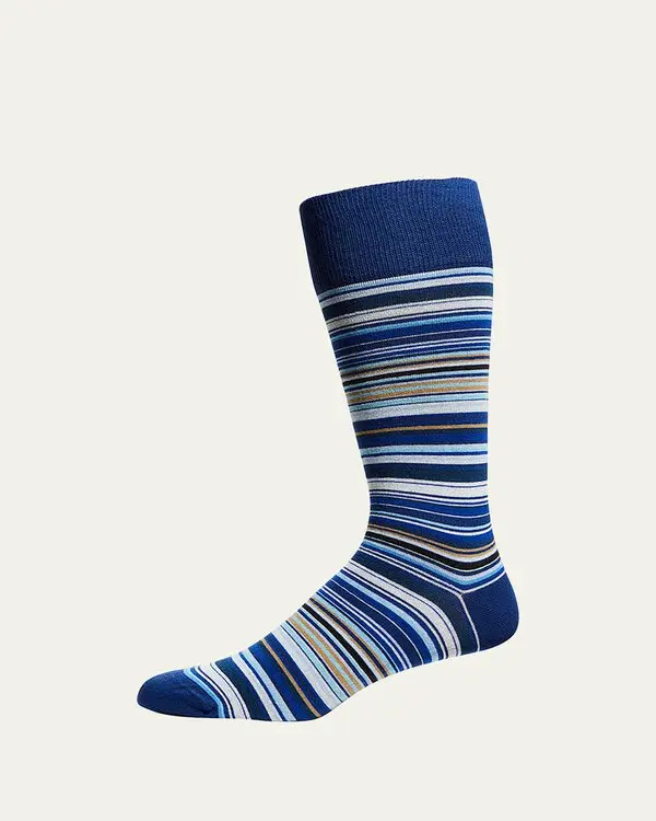 Paul Smith Stripe Socks - Blue