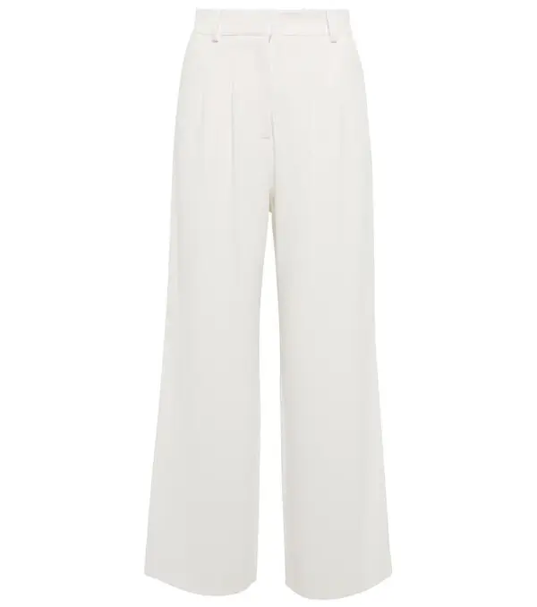 Etro Pleated High-rise Cropped Trousers