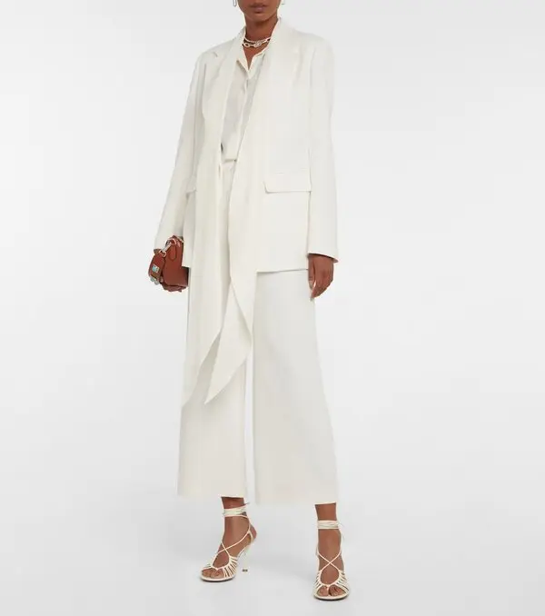 Etro Pleated High-rise Cropped Trousers