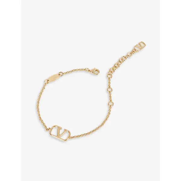 Valentino Garavani V-logo Chain Bracelet