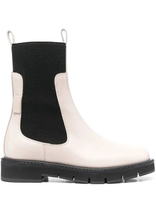 FERRAGAMO Two-tone Boots - Neutrals