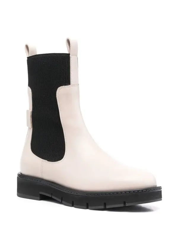 FERRAGAMO Two-tone Boots - Neutrals