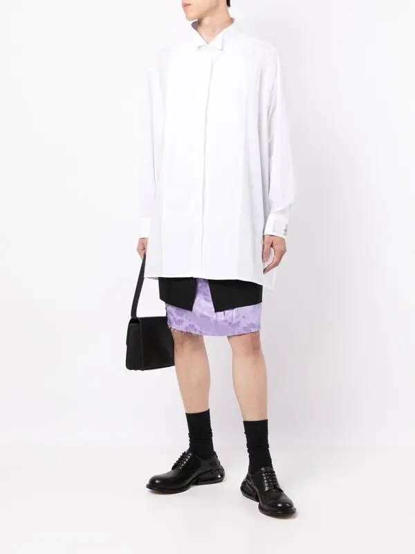 Raf Simons Logo-patch Button-up Shirt