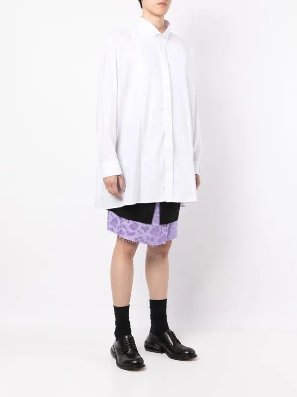 Raf Simons Logo-patch Button-up Shirt