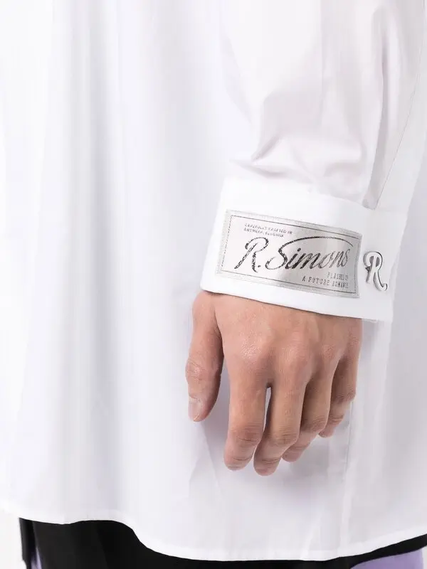 Raf Simons Logo-patch Button-up Shirt