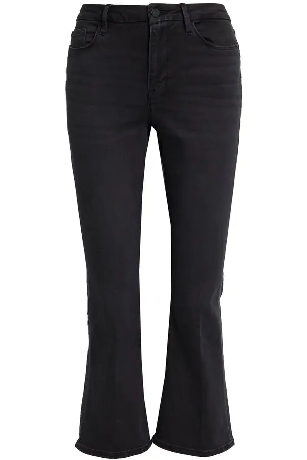 FRAME Le Crop Mini Boot High-rise Jeans