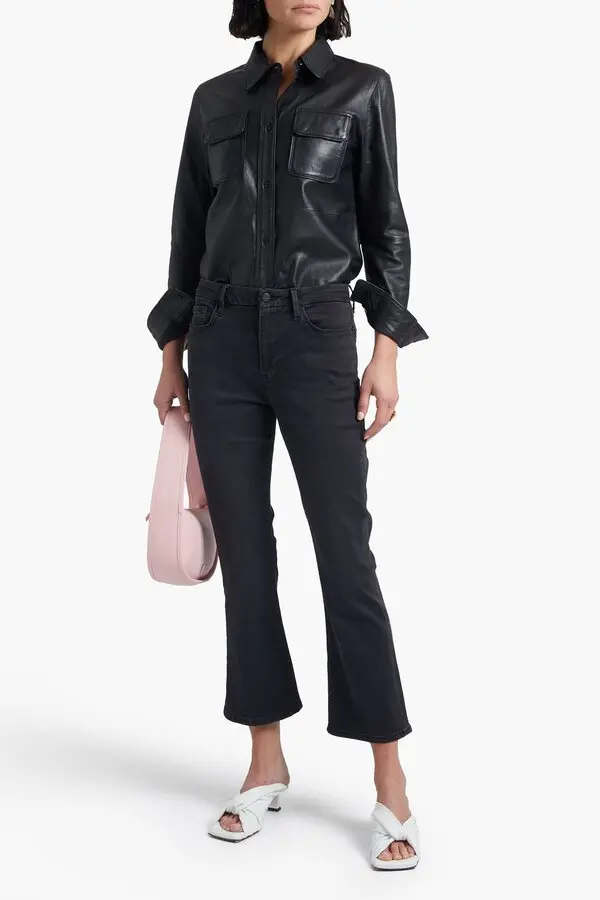FRAME Le Crop Mini Boot High-rise Jeans