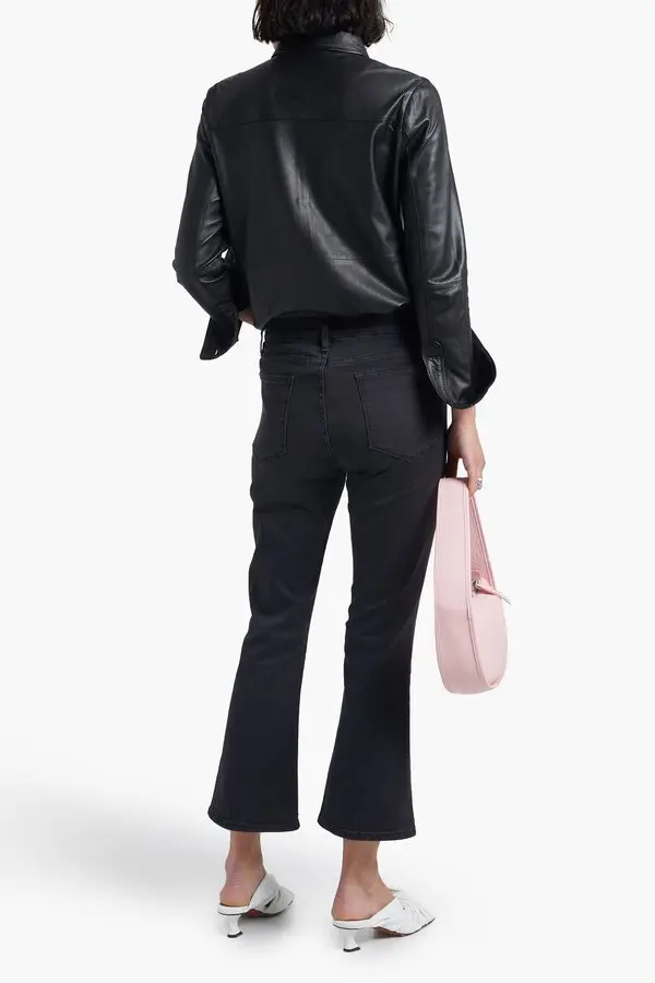 FRAME Le Crop Mini Boot High-rise Jeans