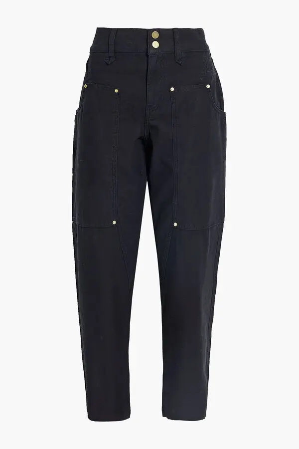FRAME Cropped Tapered Pants