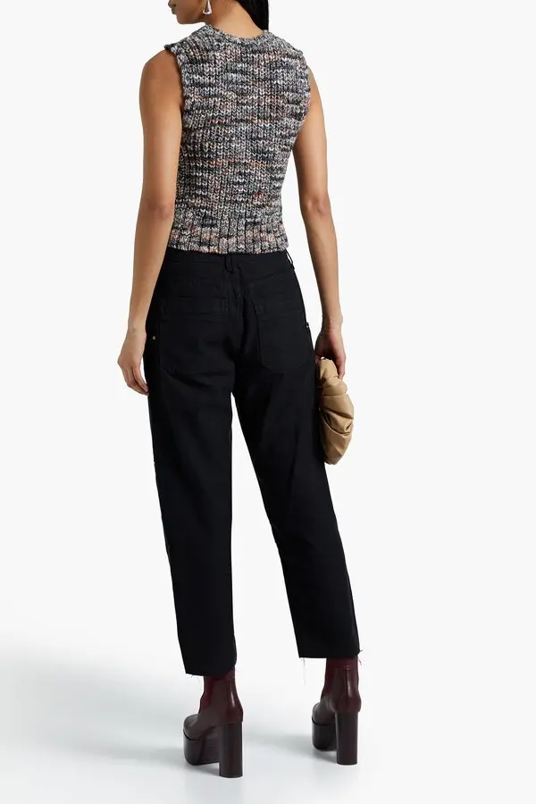 FRAME Cropped Tapered Pants