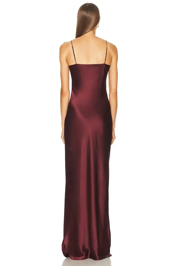 NILI LOTAN Cami Gown - Claret