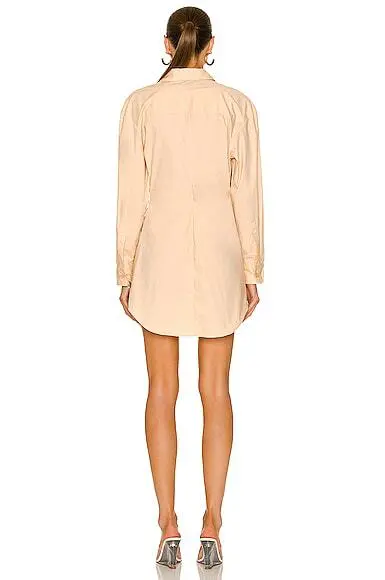 Christopher Esber Resin Linked Shirt Mini Dress