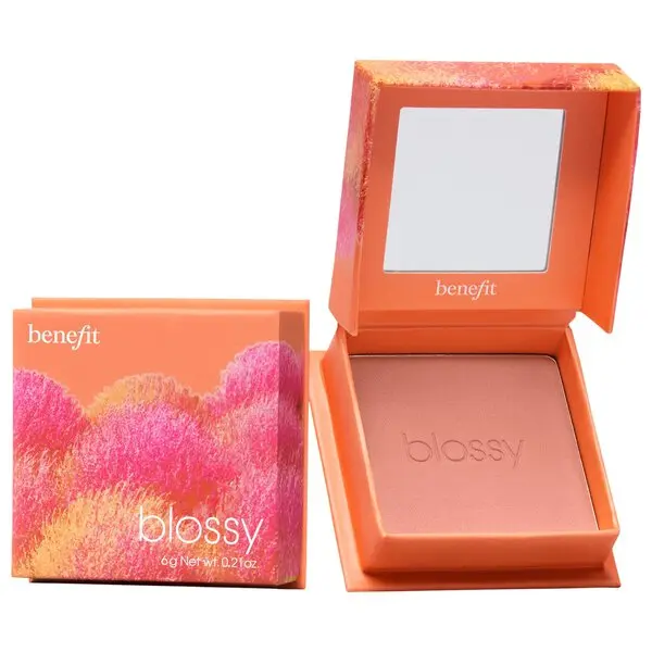 BENEFIT COSMETICS Silky-soft Powder Blush - Blossy