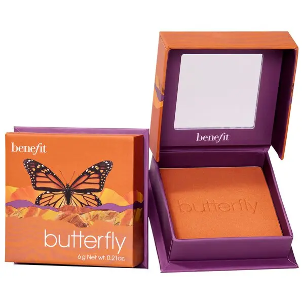 BENEFIT COSMETICS Silky-soft Powder Blush - Butterfly