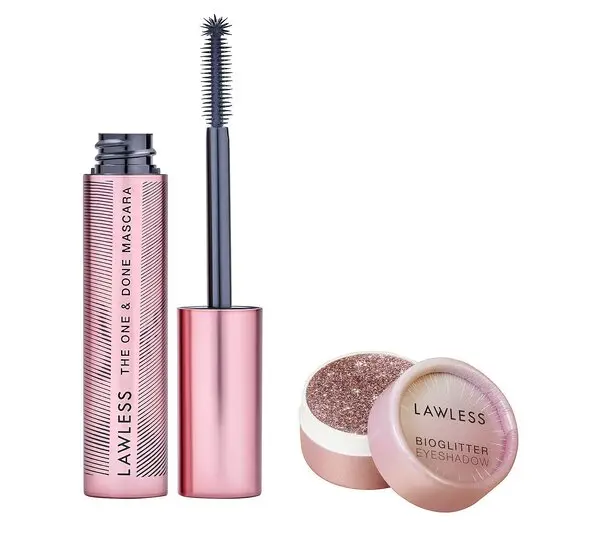 LAWLESS One & Done Mascara & Bioglitter Eyeshad Ow - One-color