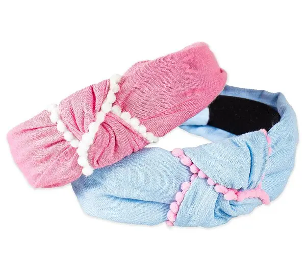 VIOLET & BROOKS Rebecca Pom Pom Headband
