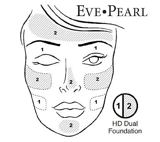 EVE PEARL Hd Dual Foundation Duo