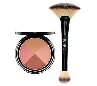 EVE PEARL Ultimate Face Compact & 204 Fan Brush - One-color