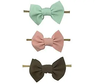 HEADBANDS OF HOPE Bow Clip Set Of 3 - One-color
