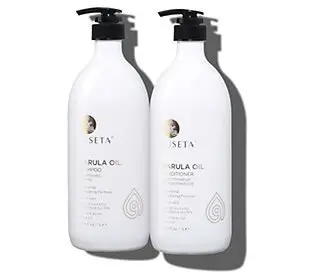 LUSETA BEAUTY Marula 33.8oz Shampoo + Conditioner Bunle - One-color