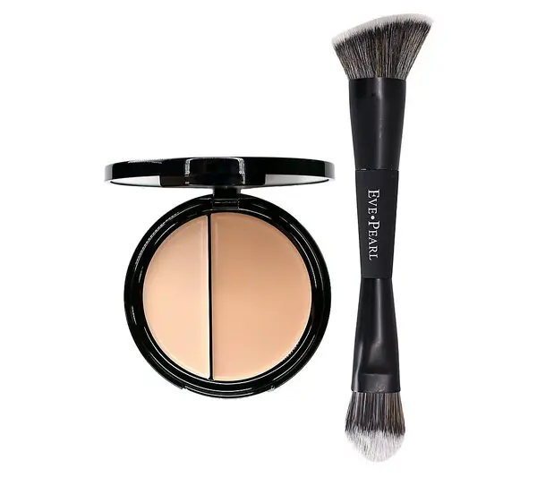 EVE PEARL Hd Dual Foundation & 201 Contour B Le Nder Brush - One-color